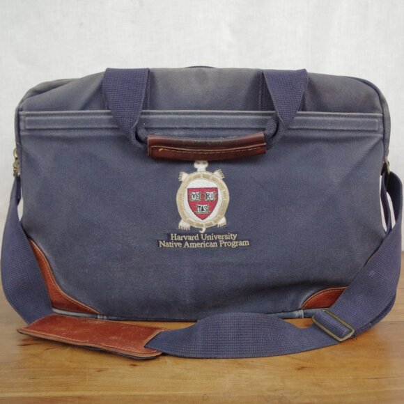 Lands' End | Bags | Vintage Distressed Harvard University Native ...